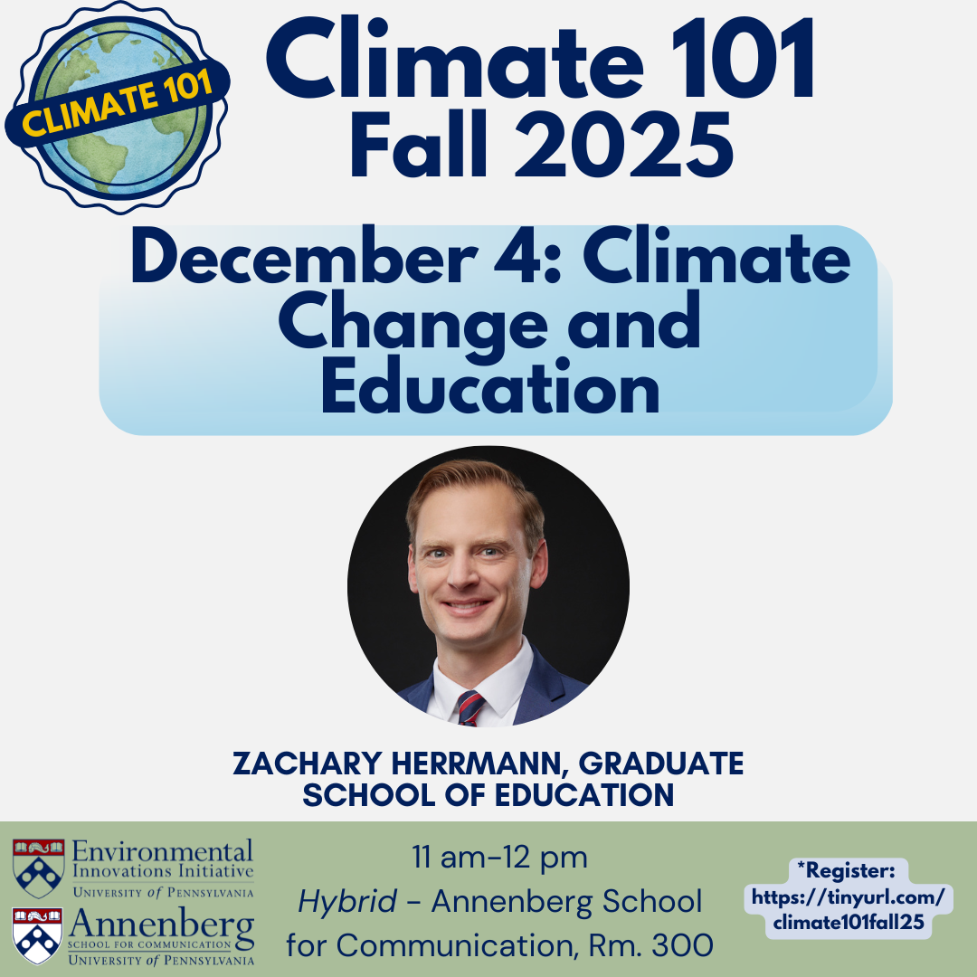 Climate 101: December 2025 | UPenn EII